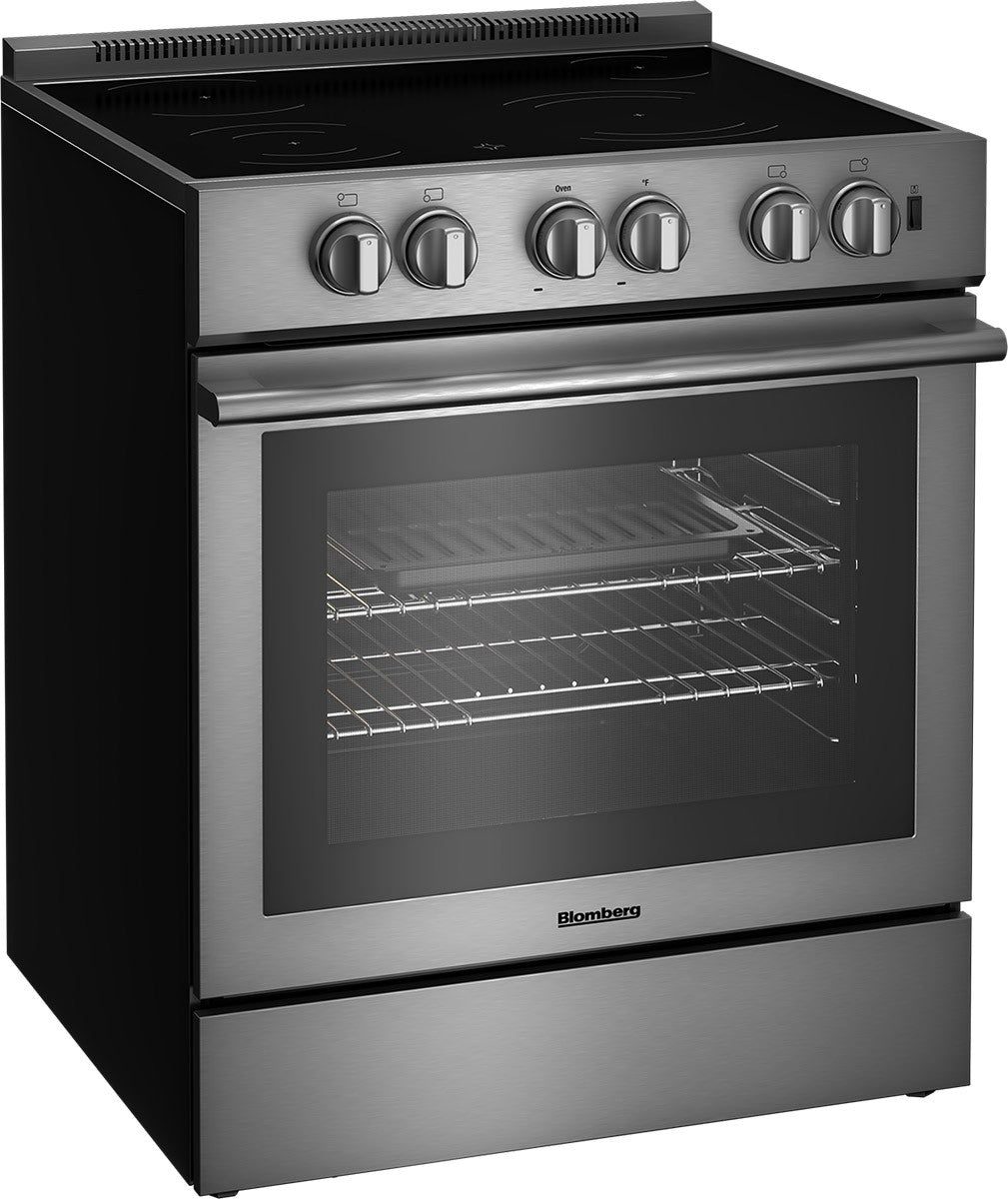 30" 5.7 cu.ft. Full Depth Slide-In Electric Range | Blomberg Appliances